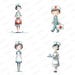 33 Medical Nurse Doctor Clipart PNG Bundle - Watercolor Hospital ...