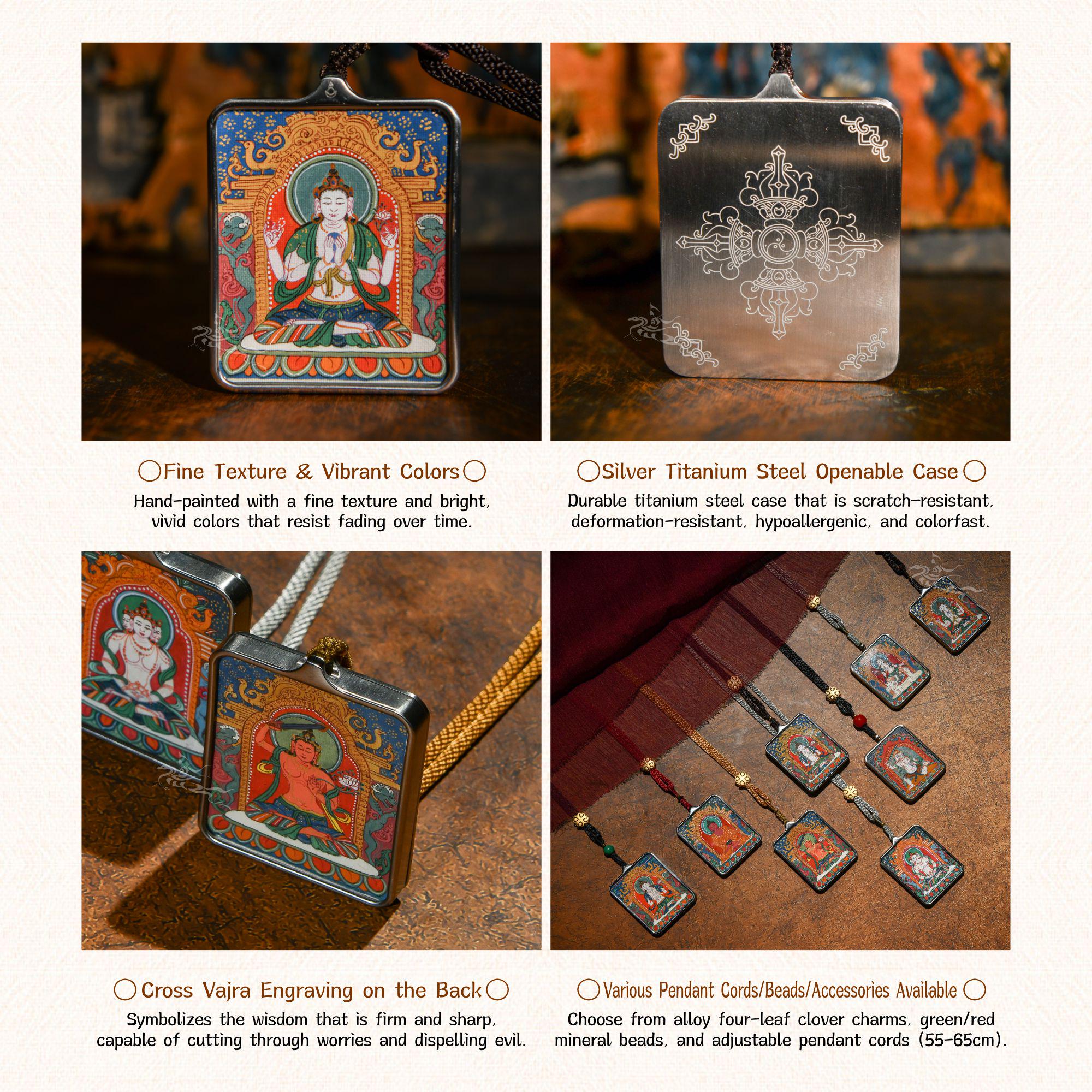 Authentic Gift Mini Thangka Paintings: Zodiac Guardian for Mindful ...