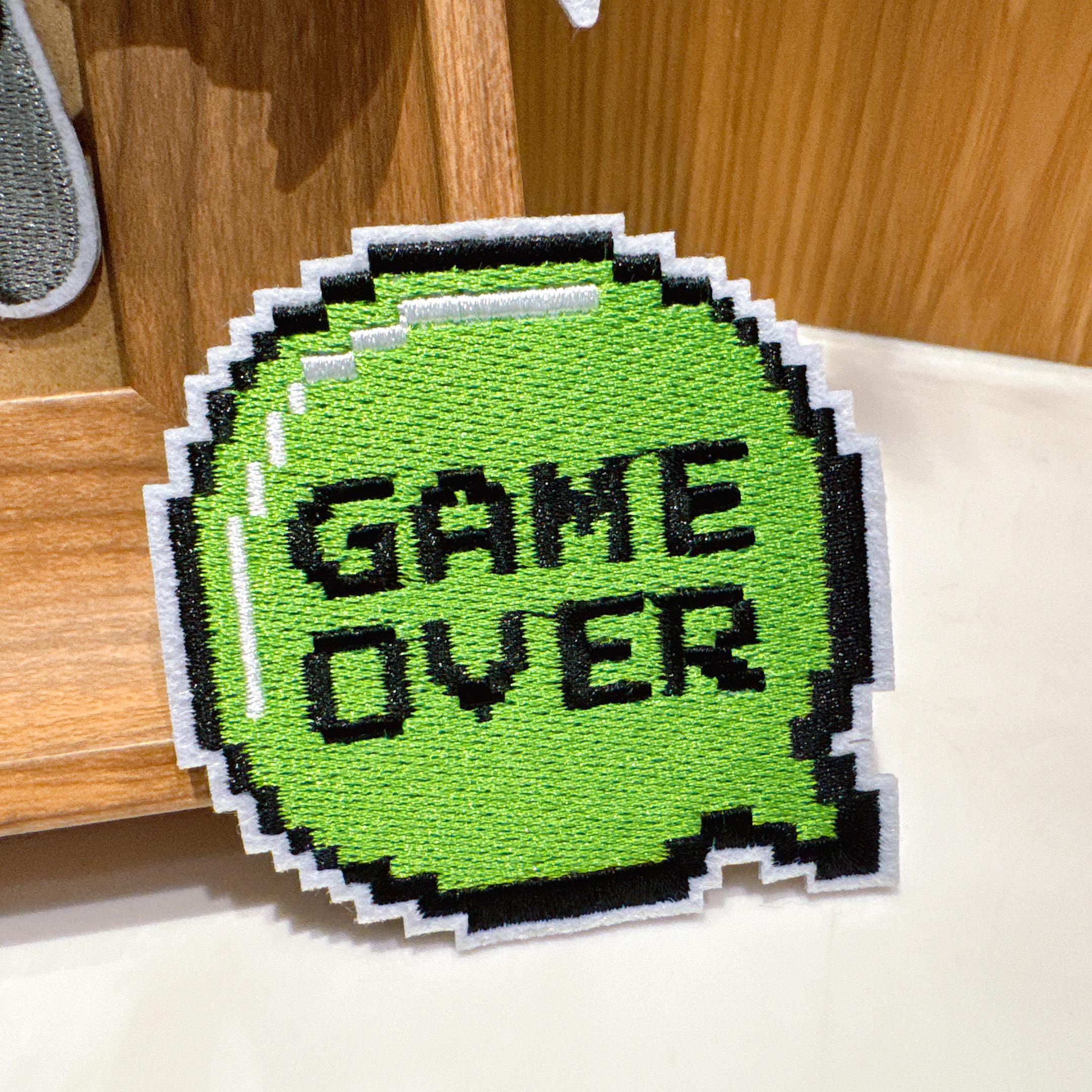 Mini Handmade Embroidery Game Console, DIY Clothes Patch Embroidery ...