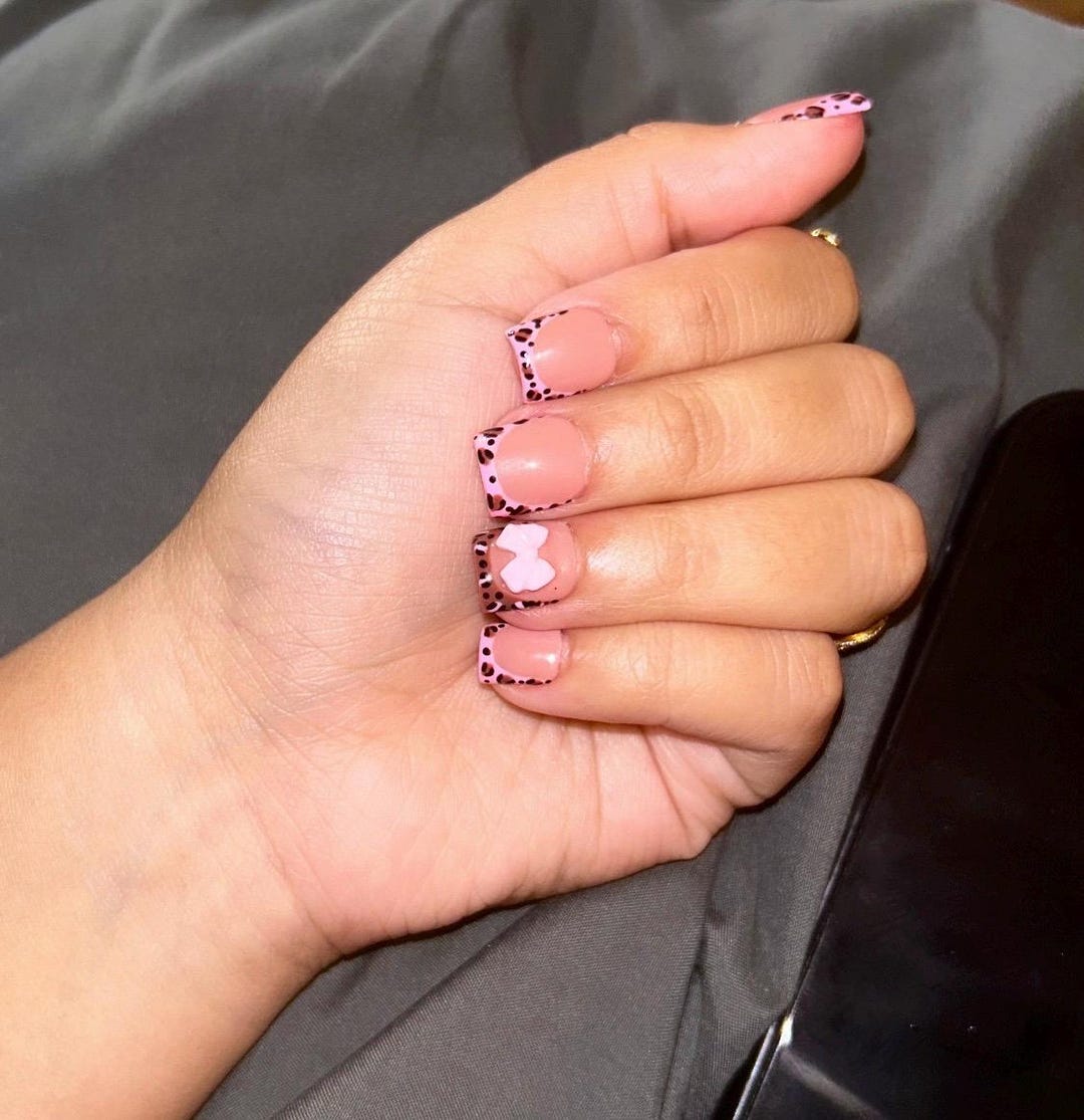 Very Short Cheetah Print Frenchies - Etsy