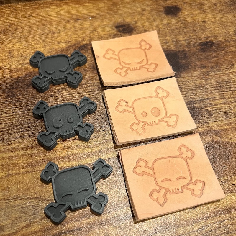 Skull Leather Stamp - Etsy
