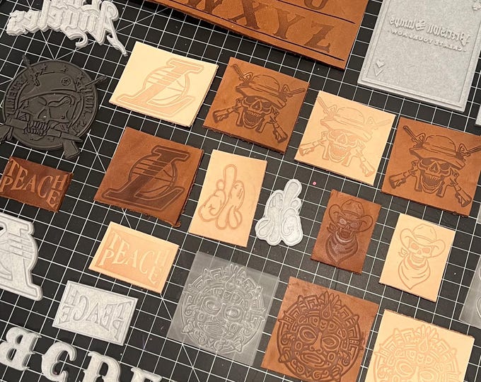 Custom Leather Stamp - Acrylic/3d Printed Leather Stamps | Maker's Mark ...