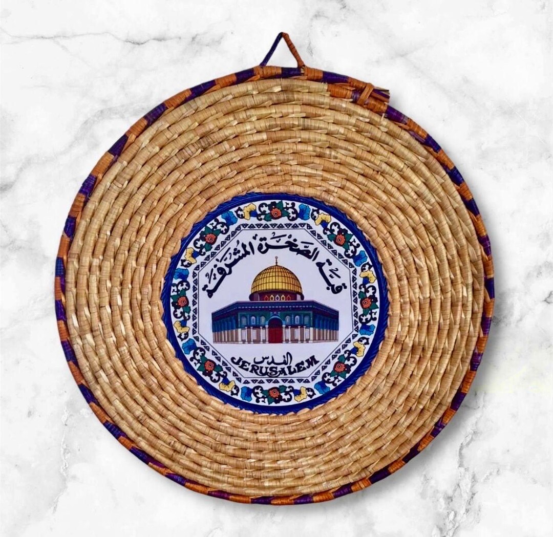 Traditional Hand Made Wall Decoration Plate qush Made in Palestine by ...