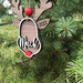 Personalized Reindeer Ornament: Custom Wood Christmas Decor - Etsy