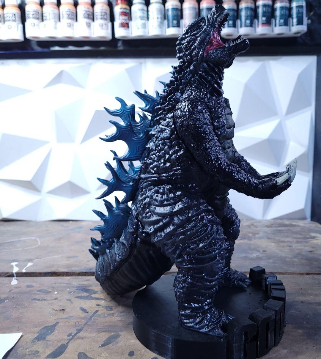 Godzilla Controller Stand / Joystick Holder/ Gaming Decor Office, Gift ...