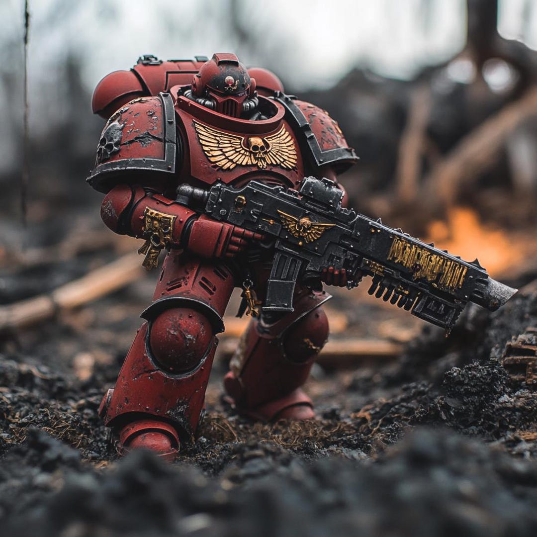 Warhammer 40K Figurine Space Marine 2 Figure Adeptus Astartes Miniature ...