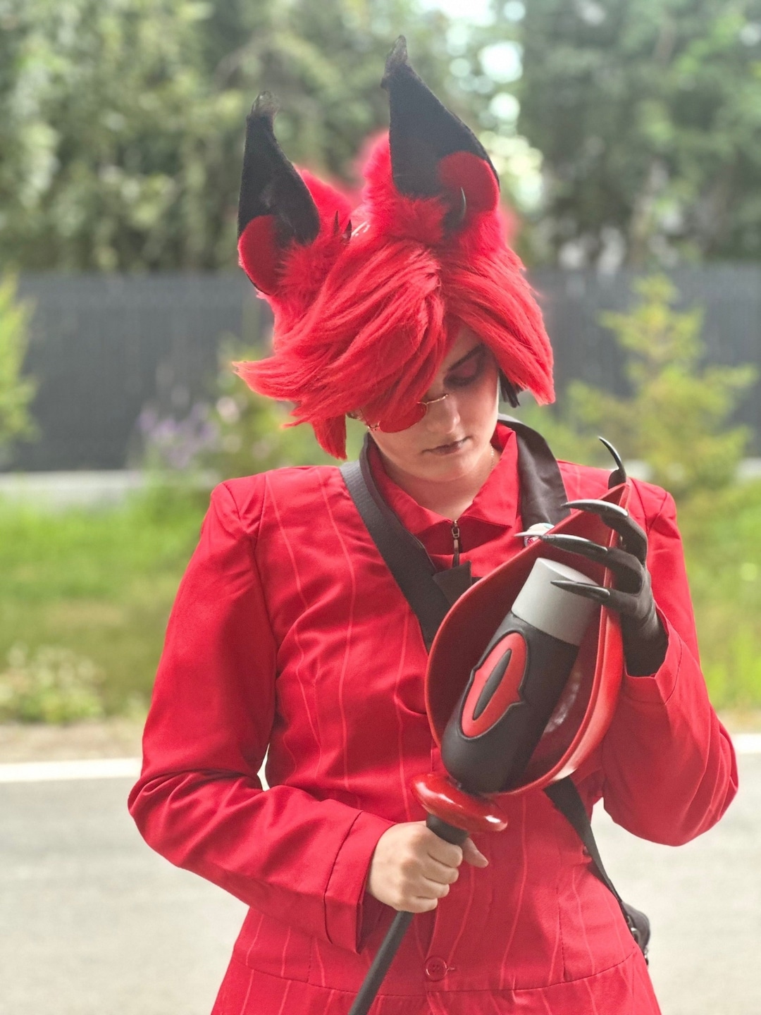 Alastor Cosplay From Hazbin Hotel Radio Demon Staff - Etsy UK