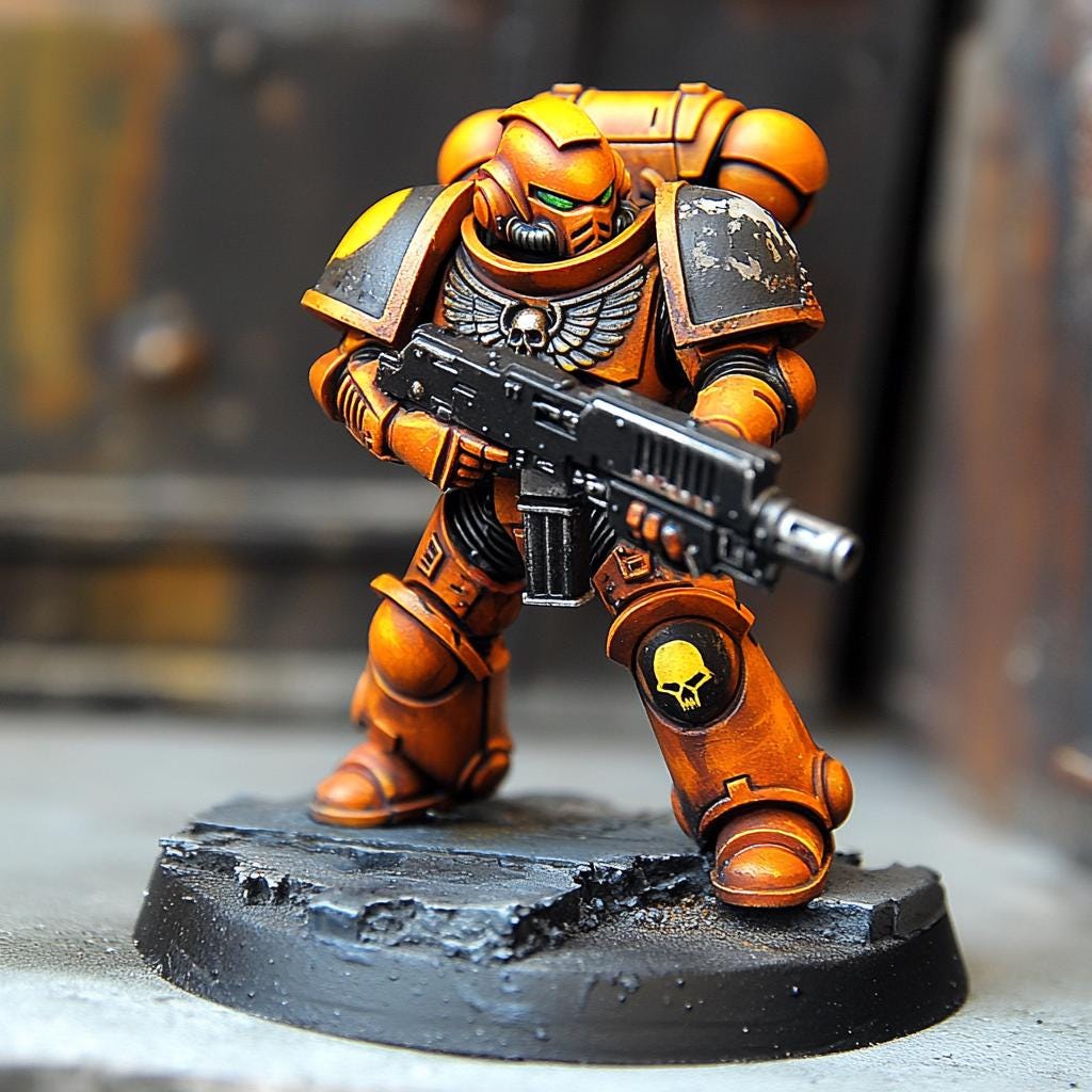 Warhammer 40K Figurine Space Marine 2 Figure Adeptus Astartes Miniature ...