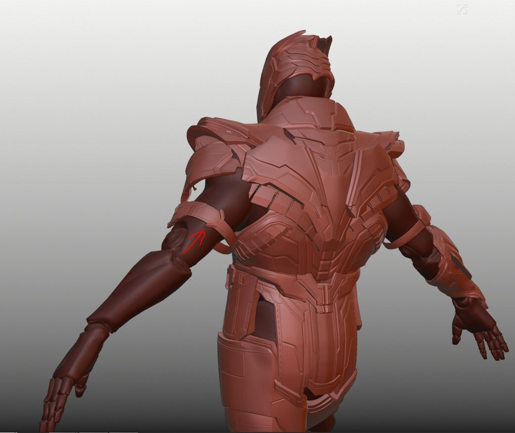 3D Model Thanos Full Costume Helmet With Face Thanos Sword Avengers ...