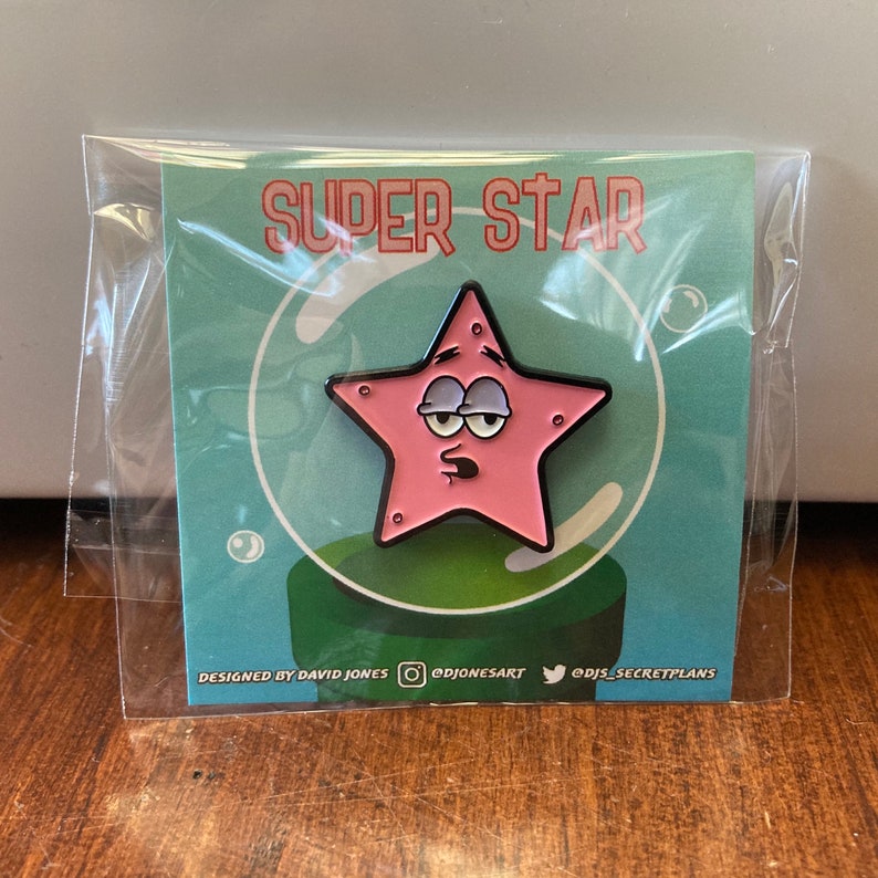 Super Star - 1.25" Soft Enamel Pin - Etsy
