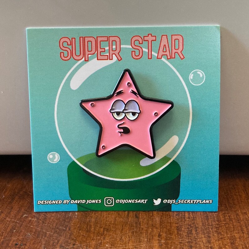 Super Star - 1.25" Soft Enamel Pin - Etsy