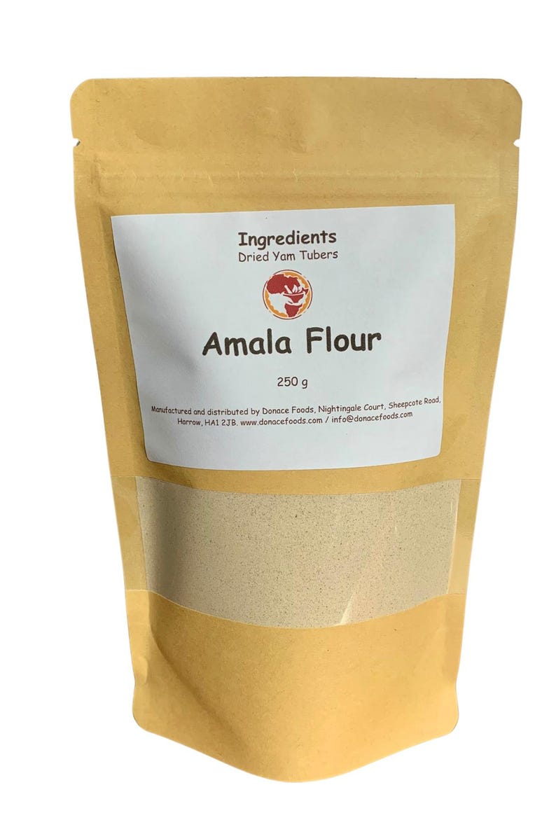 Premium Amala Flour Authentic Nigerian Yam Flour DONACE Foods - Etsy
