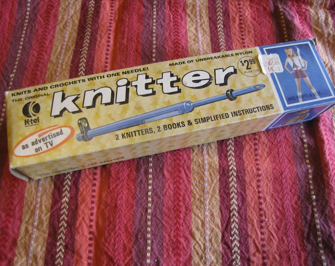 Vintage K-tel Knitter Knitting Tool, Complete With Instructions - Etsy