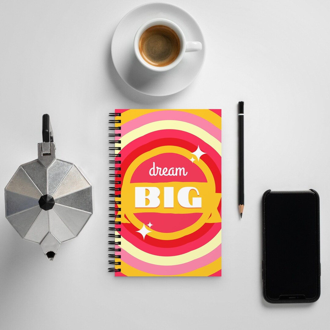 Dream Big Spiral Notebook - Etsy