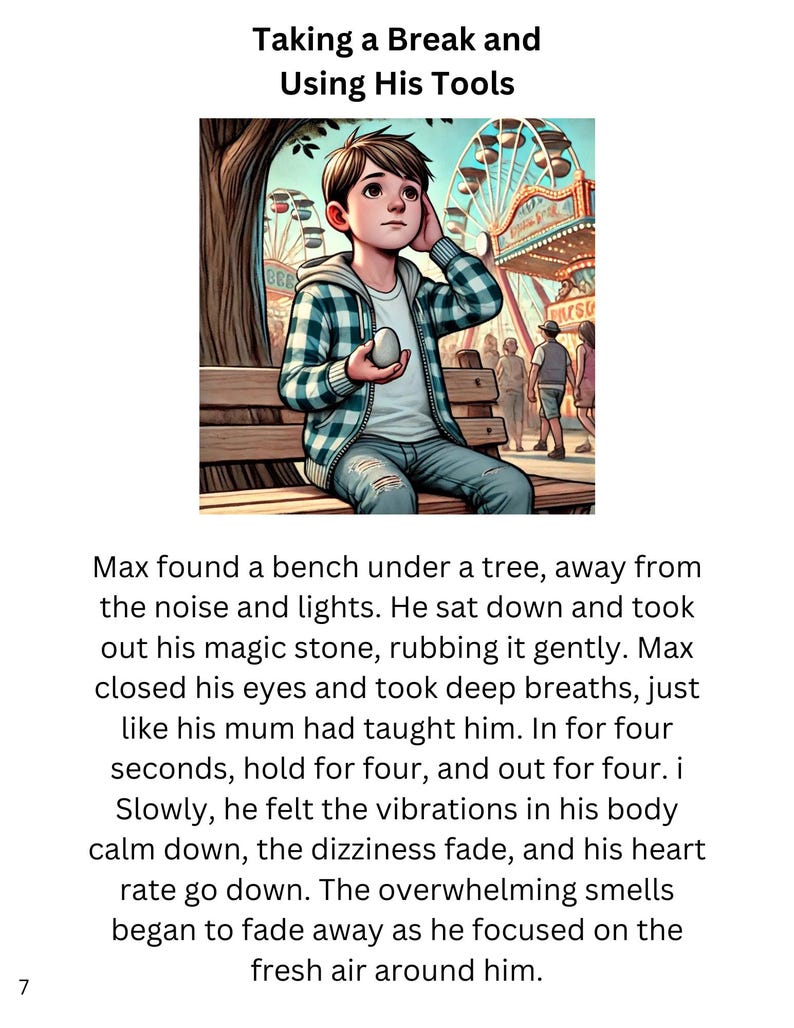 Max and Sensory Overload – Social Story - Etsy