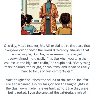 Max and Sensory Overload – Social Story - Etsy