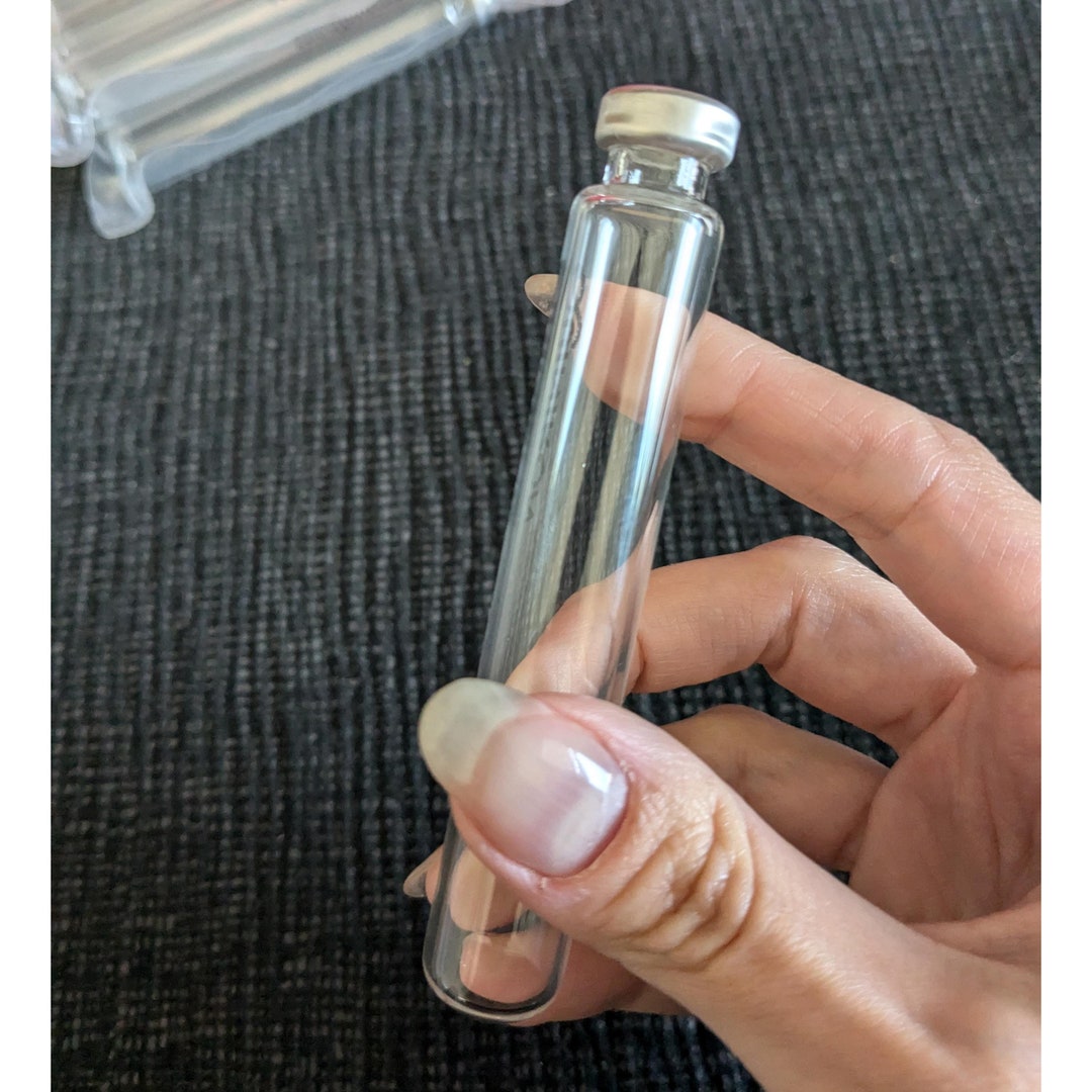 Set of 9 Test Tubes / Glass Vials for Steampunk, Assemblage, Post ...