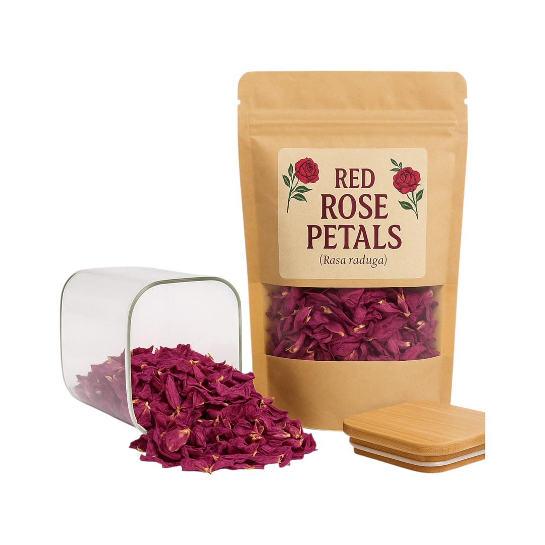 Red Rose Petals | Raduga Rose || Herbal | Loose | Herb | Fresh ...