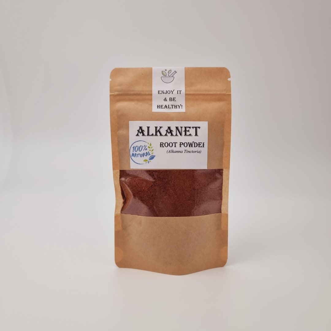 Alkanet Root Powder- Alkanna Tinctoria| Herbal | Loose | Herb | Fresh ...
