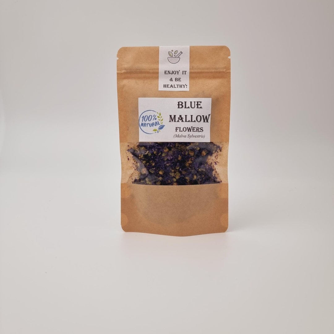 Blue Mallow Flowers | Tea | Malva Sylvestris| Herbal | Loose | Herb ...