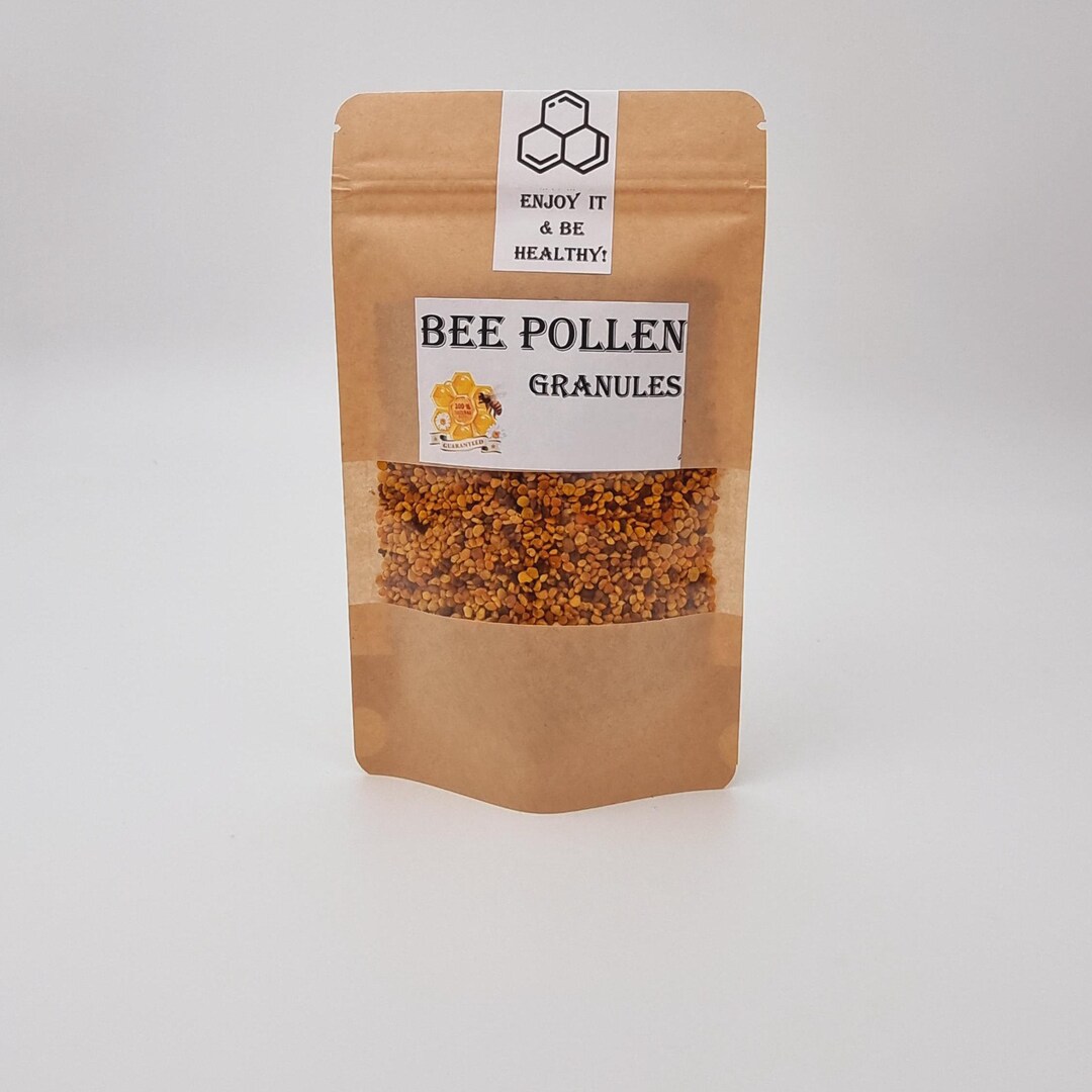 Organic Raw Bee Pollen Granules Herbal Loose Herb Fresh Harvested ...