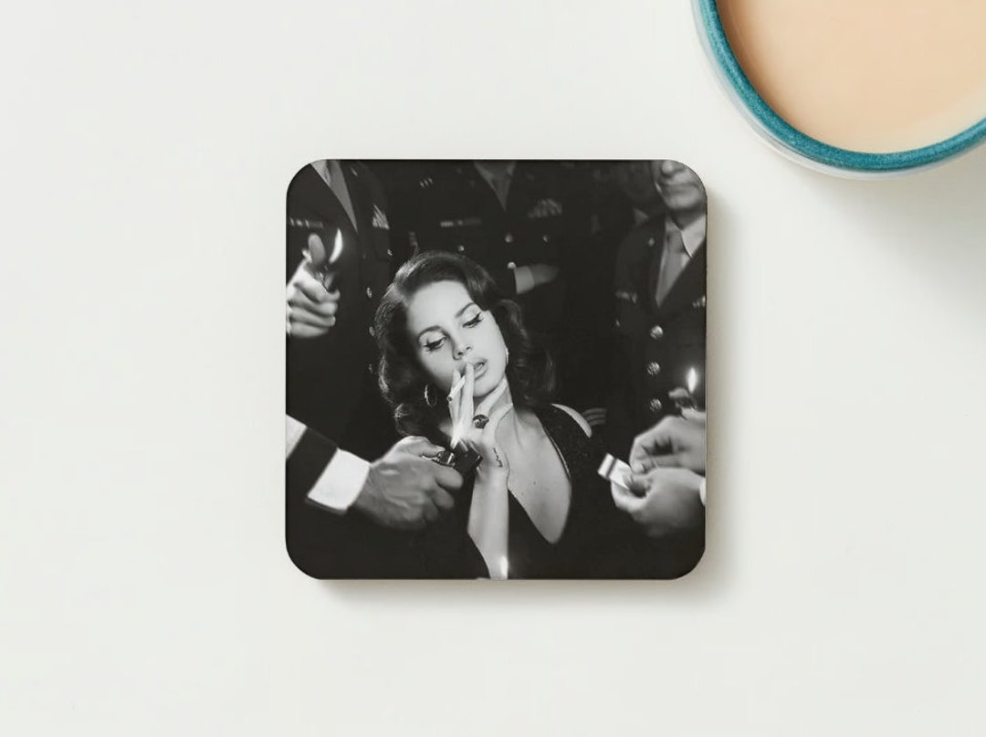 Lana Del Rey - Smoking Cigarette - Complex - Army of Me - Coaster - Etsy UK