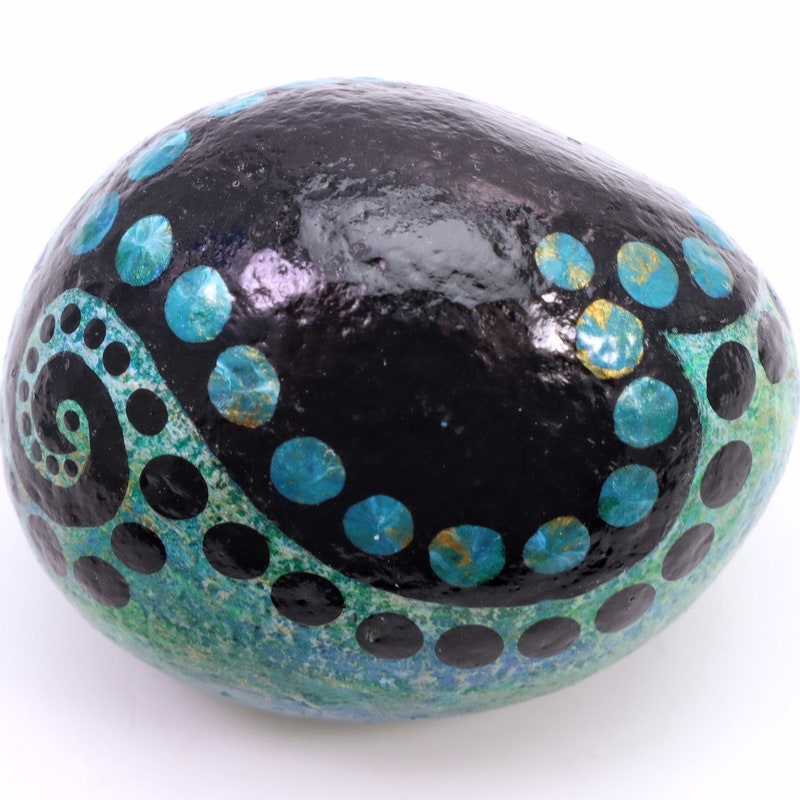 Painted Heart Rock - Etsy