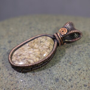 Jasper Wire Weave Pendant: Washington State Jasper Gemstone - Etsy