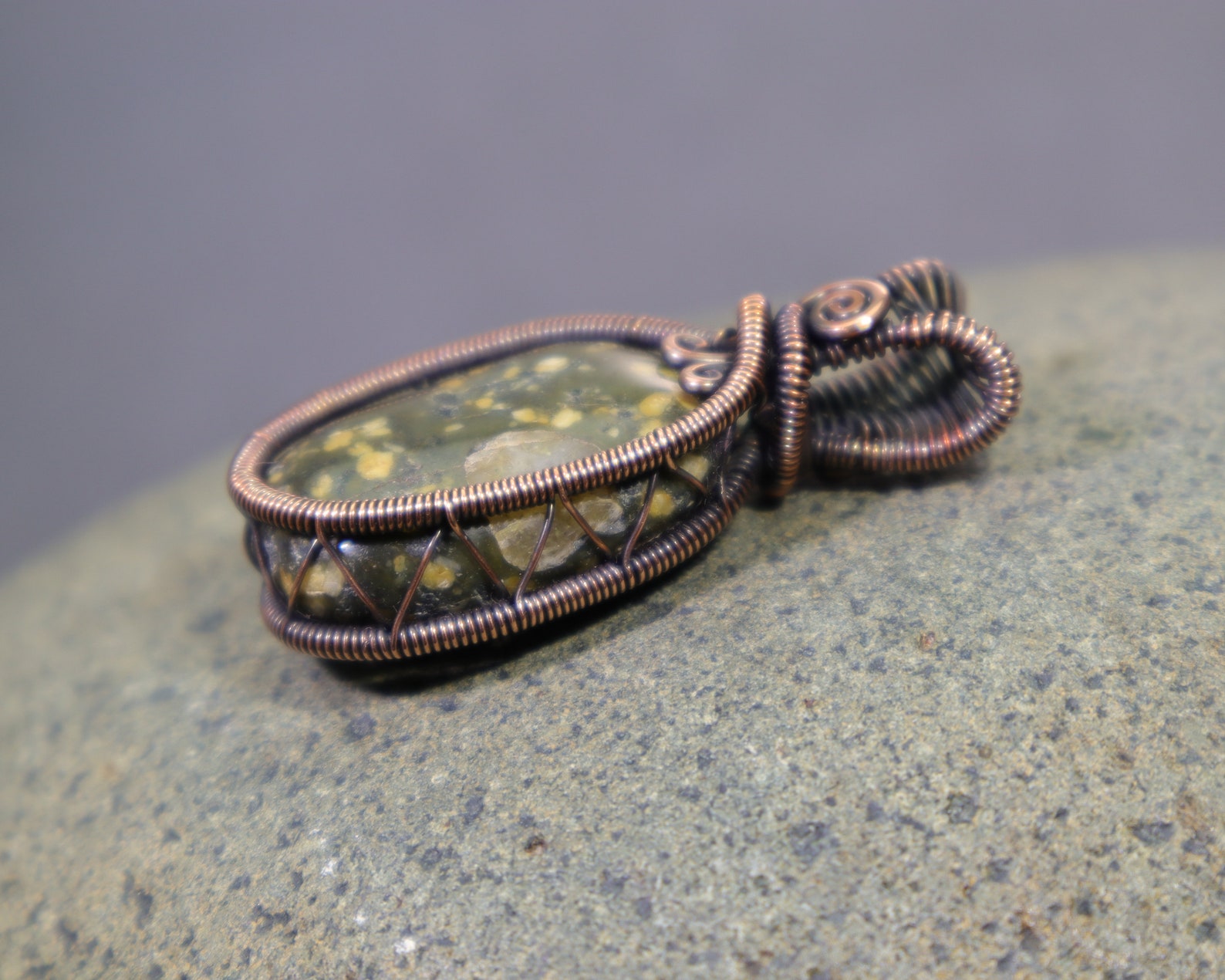 Green Jasper Pendant: Natural Washington State Jasper Gemstone - Etsy