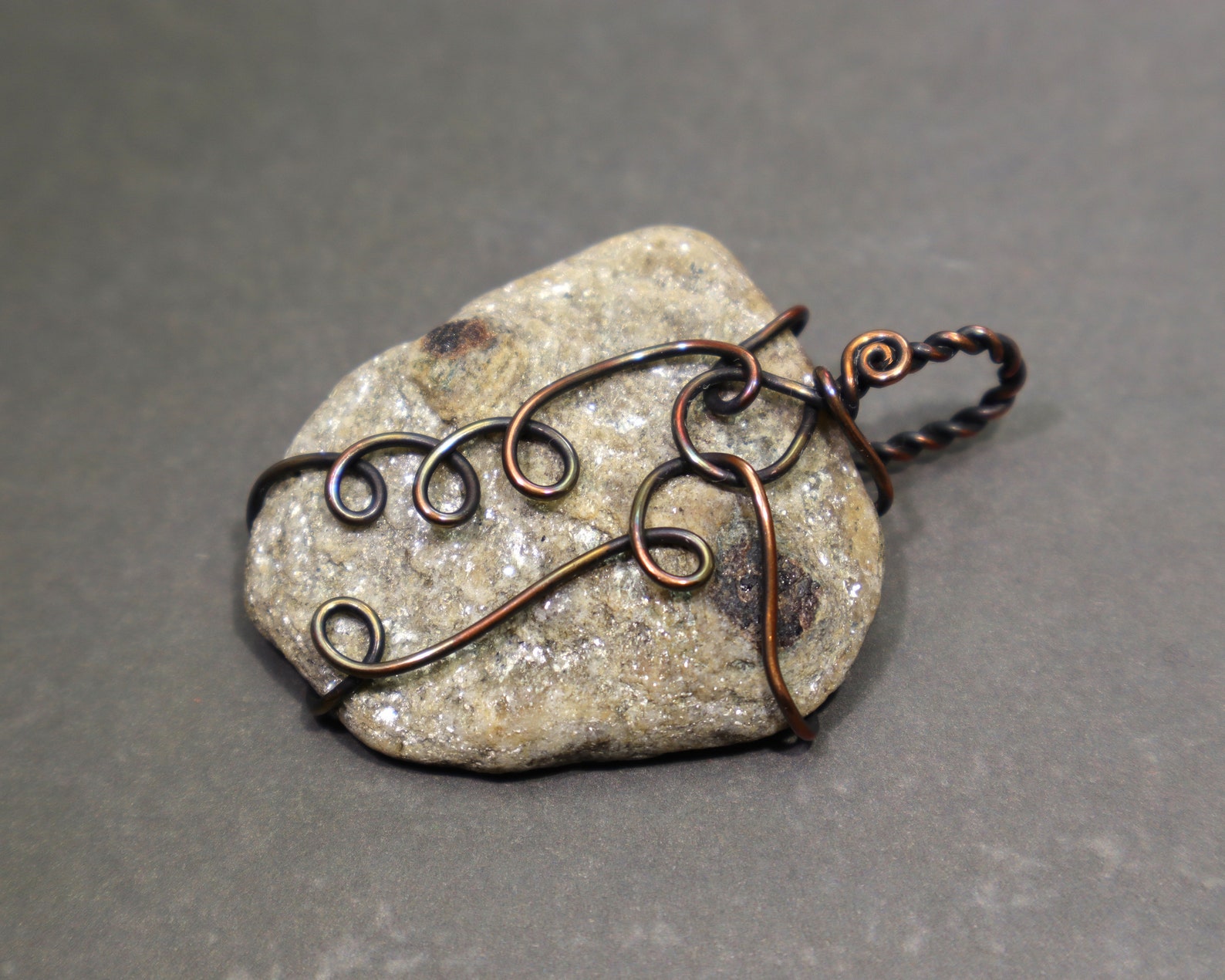 Mica Schist Pendant: Phyllite Metamorphic Rock Rockhound | Etsy