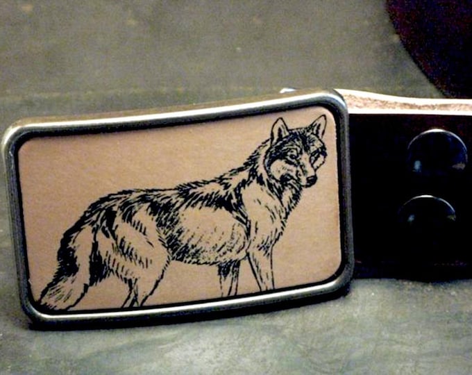 Leaping Fox-bronze Belt Buckle - Etsy
