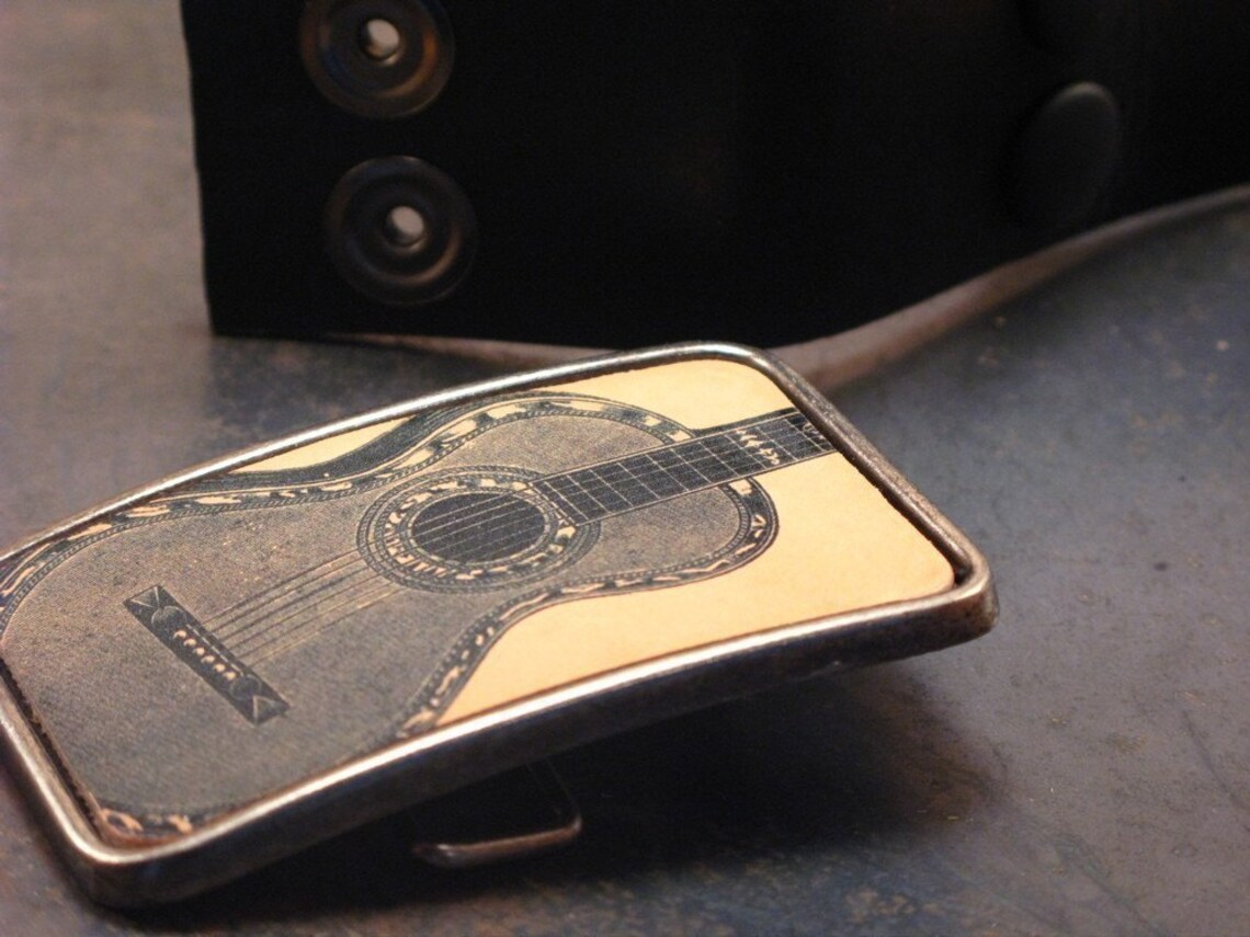 Men's Belt Buckle Guitar - Etsy