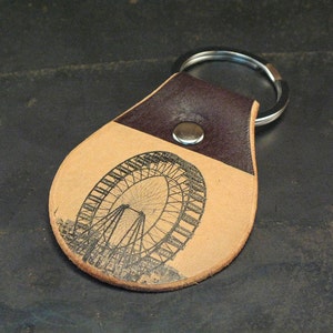 Keychain Ferris Wheel Leather - Etsy