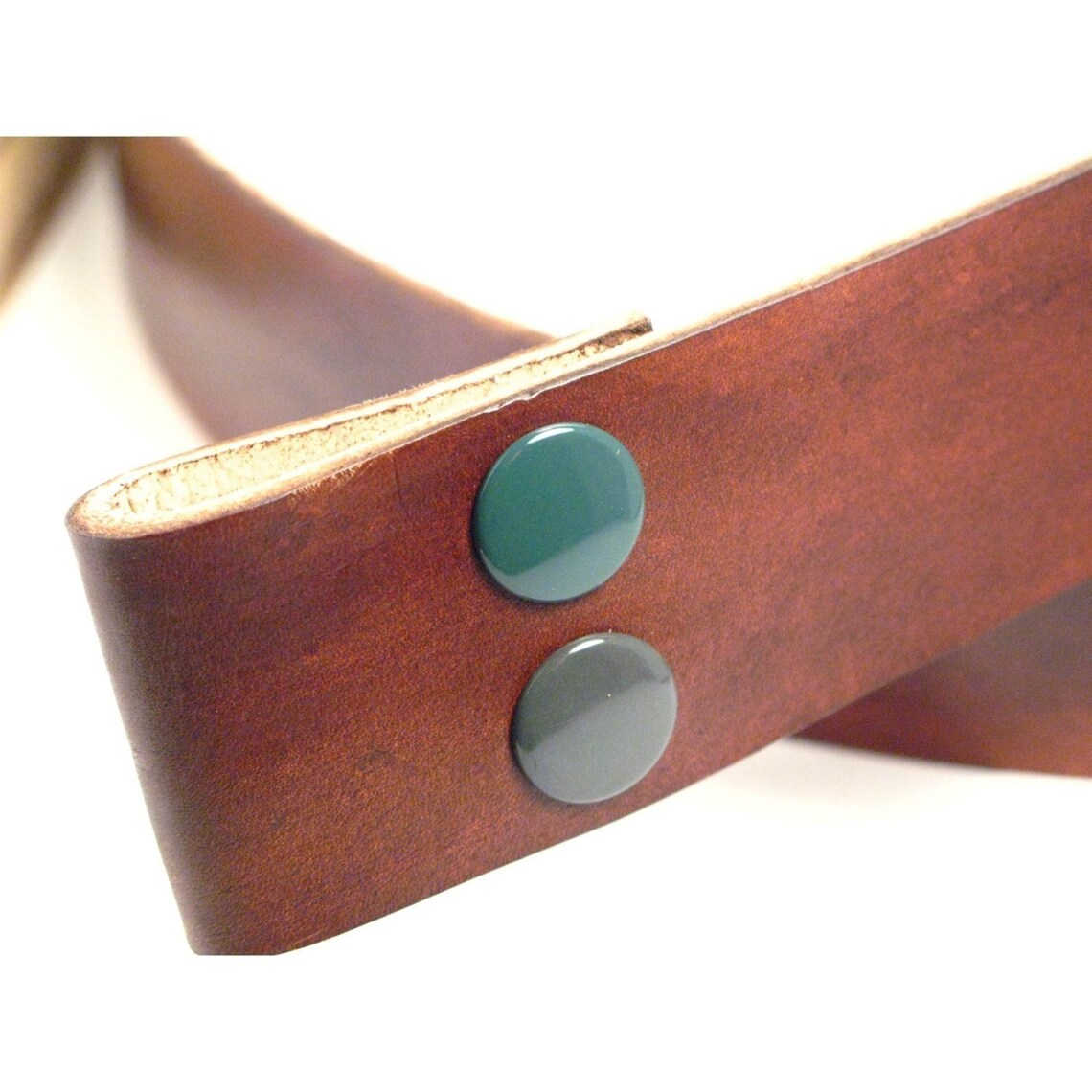 Custom Cut Leather Snap Belts - Interchangeable - Hand Dyed - US Duties ...