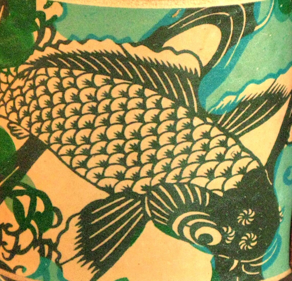 Koi Fish Leather Mason Jar Sleeve - Etsy