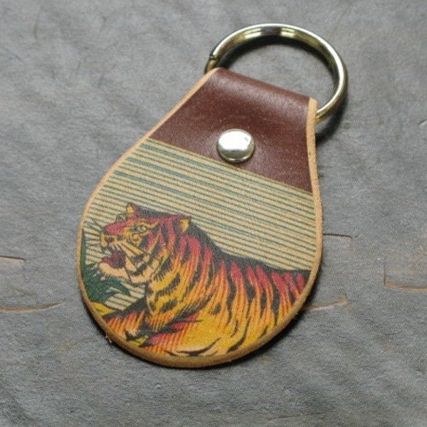 Tiger Keychain - Etsy