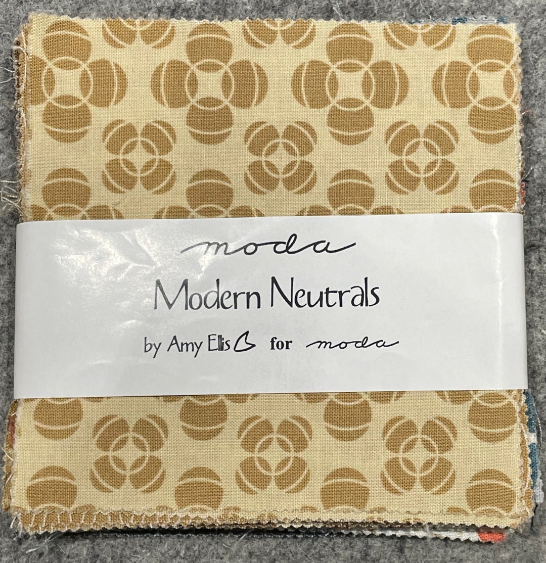 Charm Pack Moda Modern Neutrals - Etsy