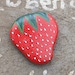 Hand Painted Blue Tit Bird Stone Painted Stones Pocket Pebble Bird ...