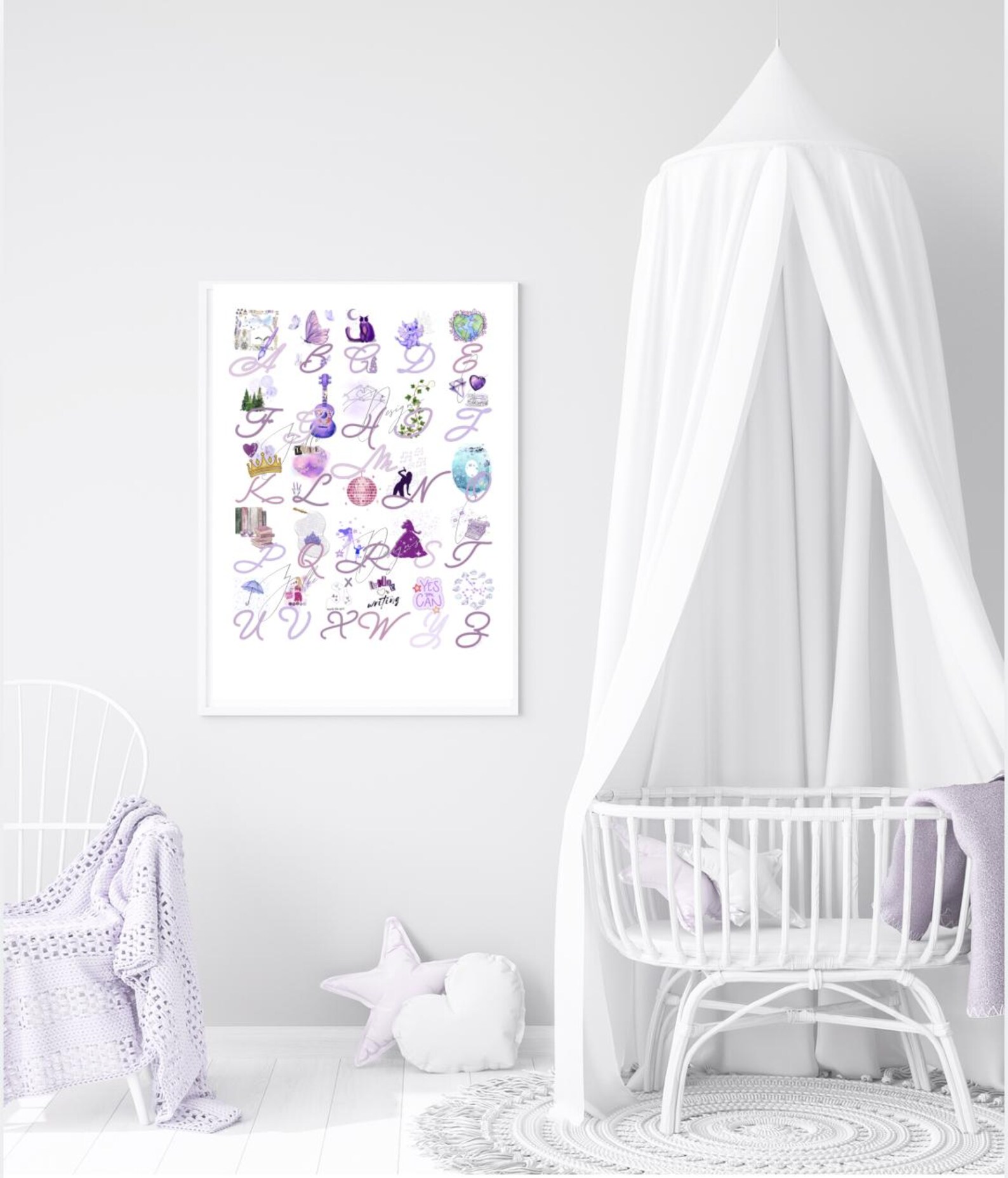 Alphabet Poster for Nursery Home Decor or Classroom-taylor Swift ...