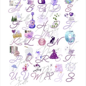 Alphabet Poster for Nursery Home Decor or Classroom-taylor Swift ...