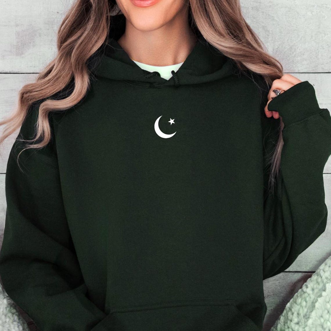 610 Pakistan Postage Stamp Collage Unisex Hoodie, Gift Pakistani Desi ...