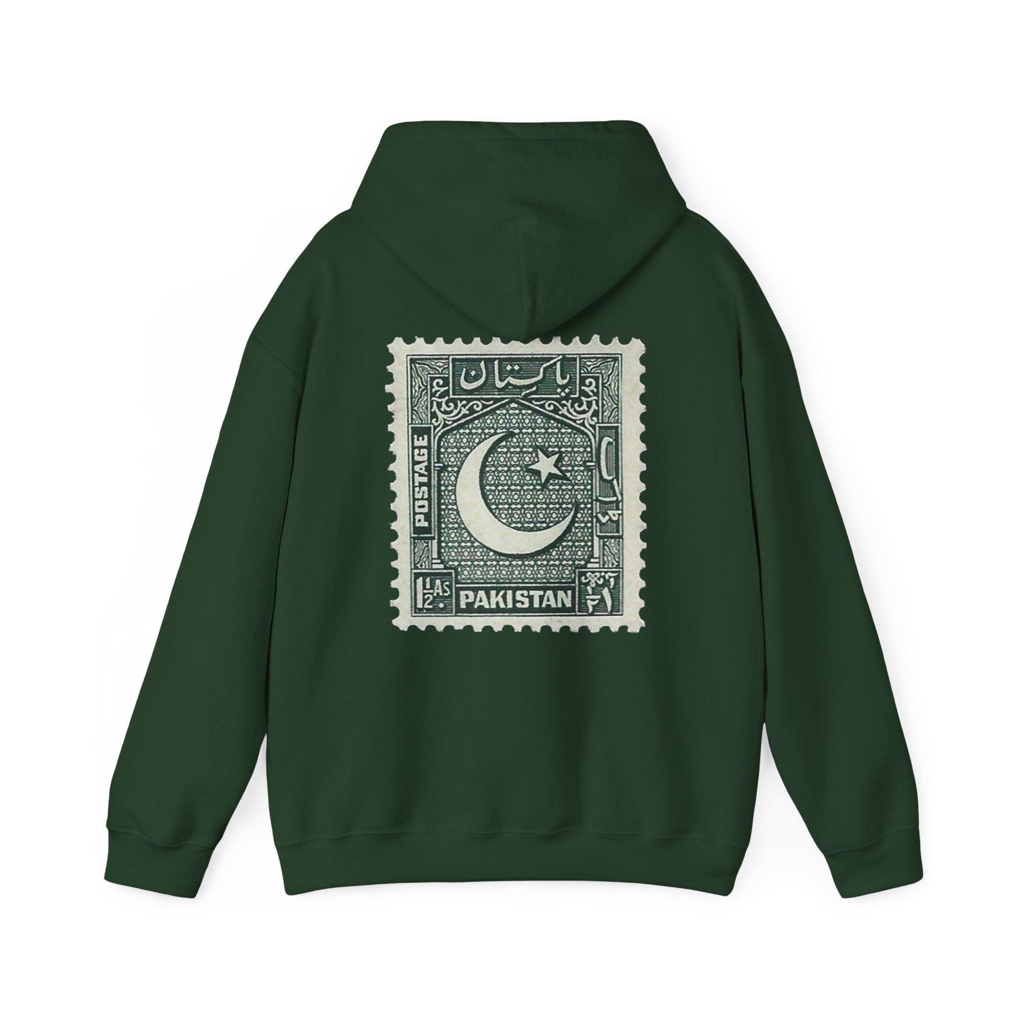Pakistan Postage Stamp Hoodie: Unisex Pakistani Pride Clothing - Etsy