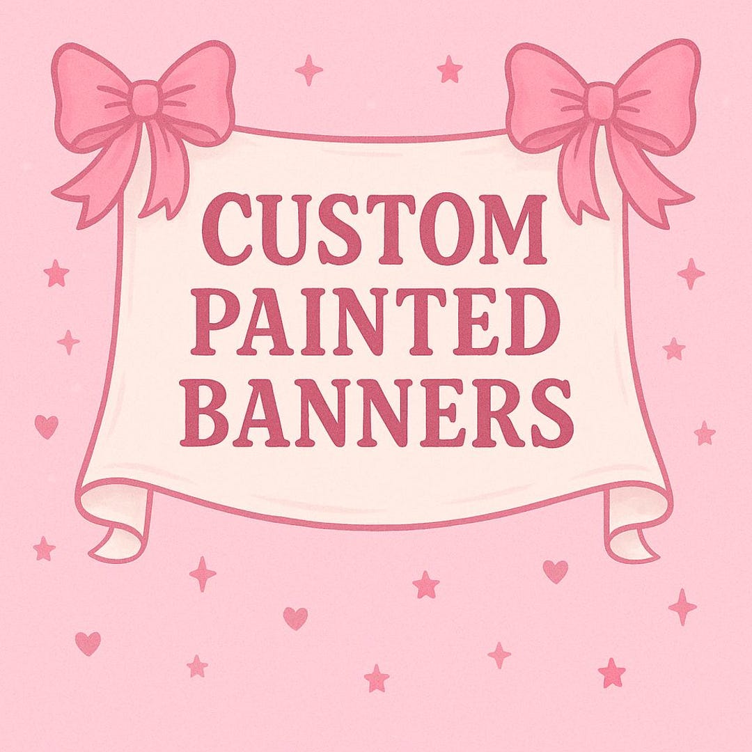 Custom Hand-painted Banner for Any Occasion - Etsy