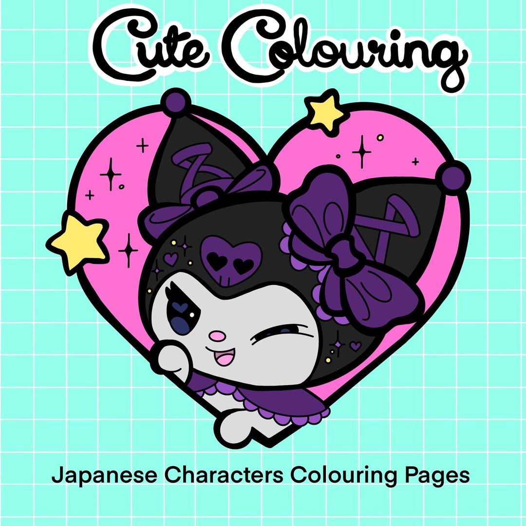 Geek Anime Colouring | Japanese Characters Inspired Colouring Retro 80 ...