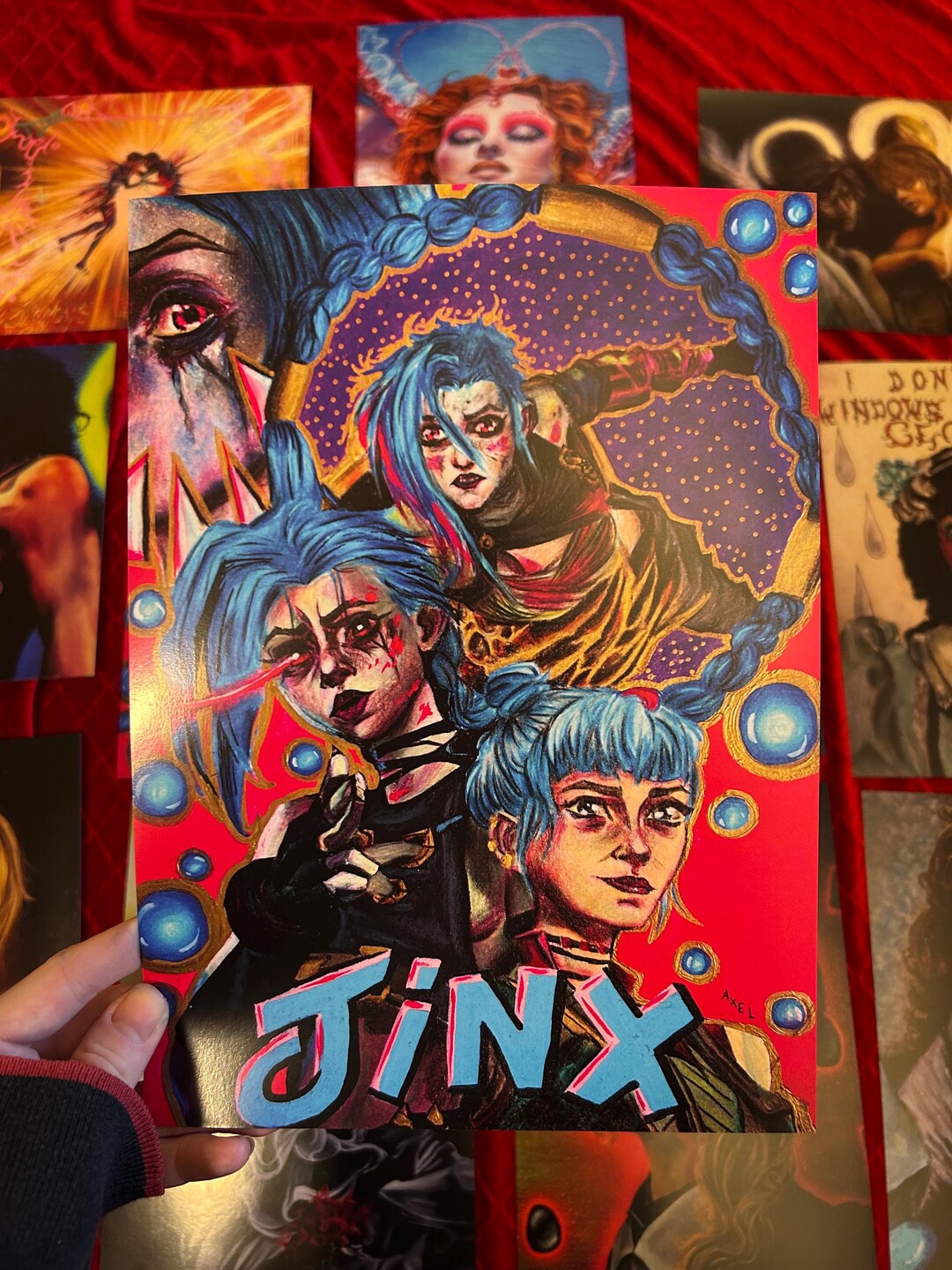 Arcane Jinx Collage - Prints of Coloured Pencil Drawing, Stickers and ...