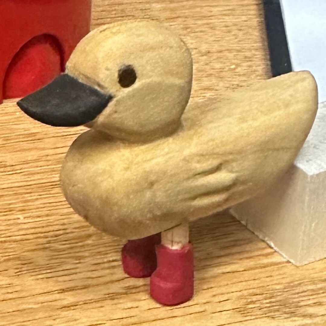 Wooden Rubber Ducky - Etsy