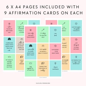 Printable Affirmation Cards for University & College Students ...