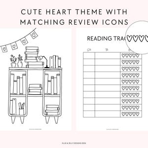 Reading Tracker & to Be Read List | Goodnotes Compatible Printable Book ...
