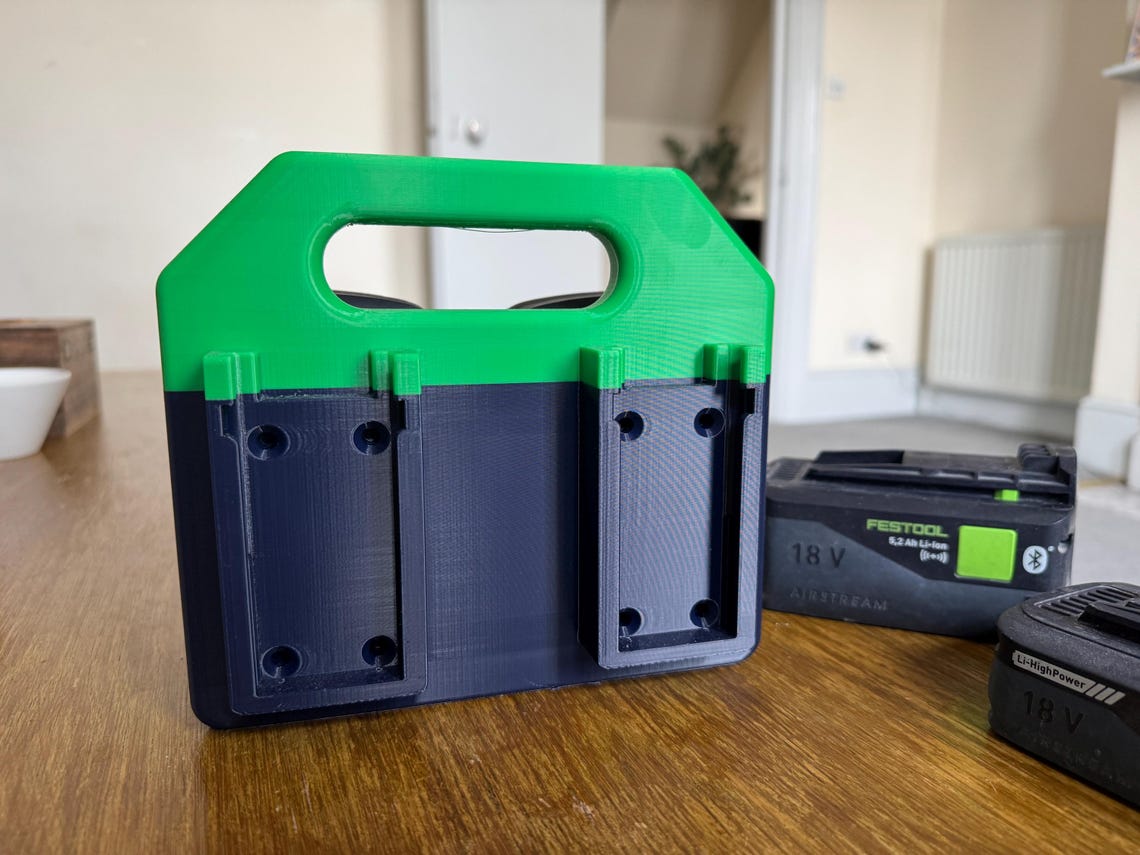Festool Battery Caddy 4 Batteries - Etsy