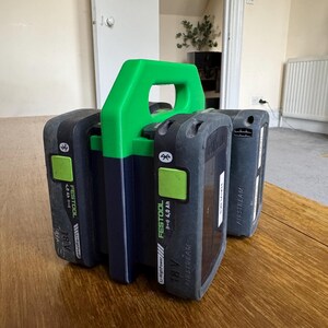 Festool Battery Caddy 4 Batteries - Etsy